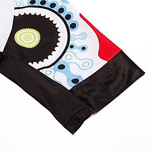 JPOJPO Men Cycling Jersey Skull Bike Short Sleeve Clothing Shirt Tops Quick-Dry S-3XL