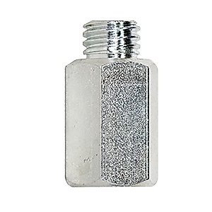 Buff and Shine - Double Sided Pad Adapter for Polishers & Double Sided Wool Buffing Pads - Zinc Plated Steel - Male 5/8" x 11 Female 5/8" x 11 - (BFS-1400)