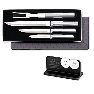 RADA Prepare Then Carve Carving Knife Gift Set With Knife Sharpener