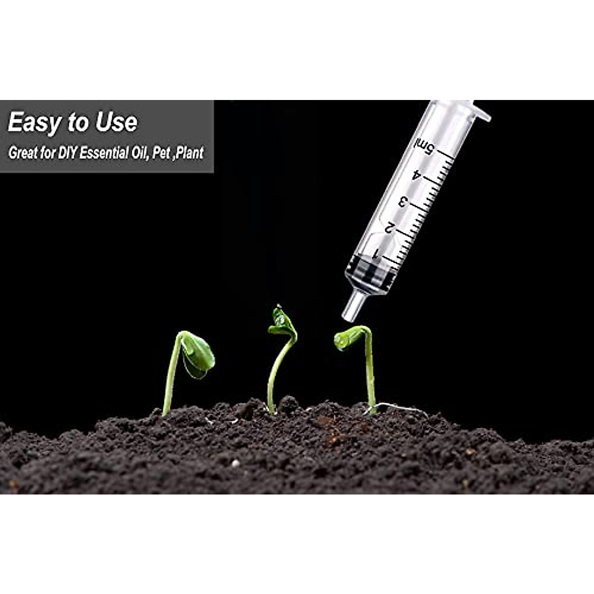 5ml Syringes with Caps (20 Pack)