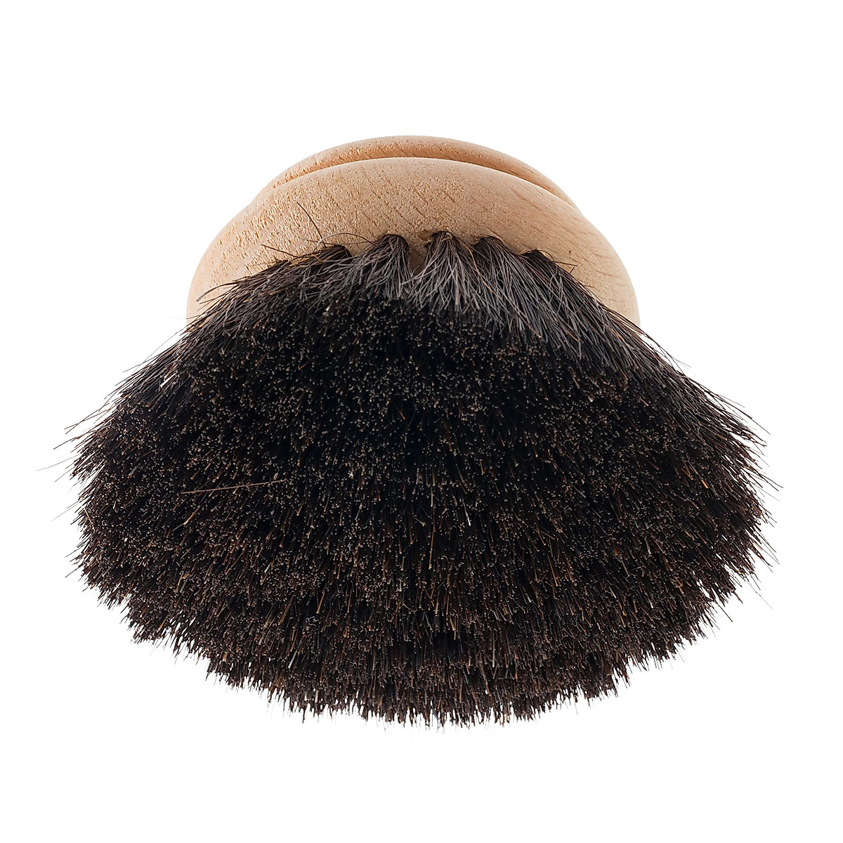 Redecker Horsehair Replacement Head for Dish Brush, 2-inch, Set of 2, 100% Natural and Soft Dark Horsehair and Untreated Beechwood, Made in Germany