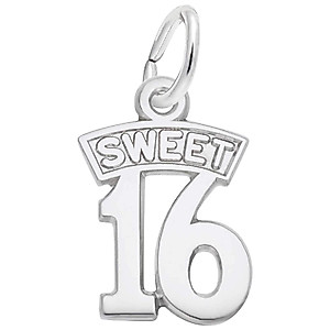 Rembrandt Charms Sweet 16 Charm, Sterling Silver