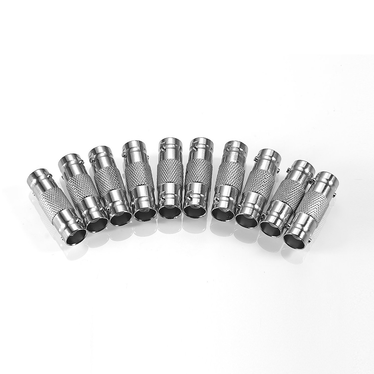 Warmstor 20 Pack BNC Female to BNC Female CCTV Security Camera Adapter Coupler Straight Extender Connector