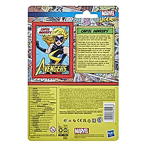 Marvel Hasbro Legends Series 3.75-inch Retro 375 Collection Carol Danvers Action Figure Toy