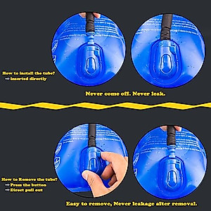 WACOOL 2L 70oz BPA Free PEVA Hydration Pack Bladder Leak-Proof Water Reservoir (Hydration Bladder Only)