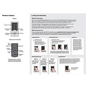 Weiser (by Kwikset) Premis Electronic Touchscreen SmartKey Deadbolt Lock, Works with Apple® HomeKit, Siri Voice Control, & Apple TV. Satin Nickel, 9GED22000-001-US15