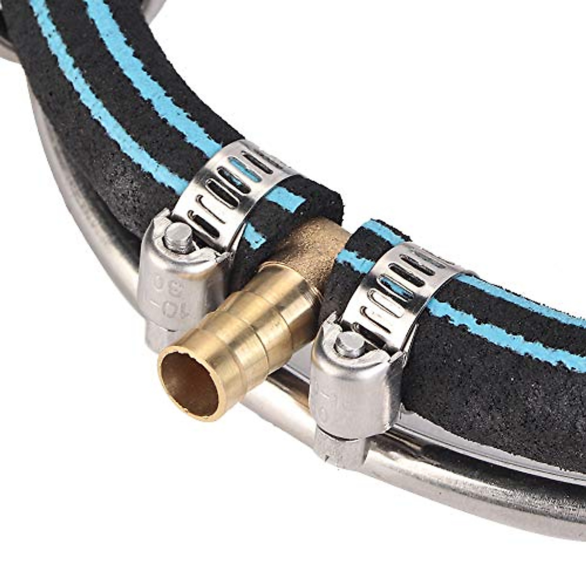 TOPINCN Aquarium Round Air Bubble Diffuser Ring Fish Pond Oxygenation Bubbler Aquarium Aerator Bubble Stone Aquarium Air Stone Disc for Aquarium and Fish Tank(15cm)