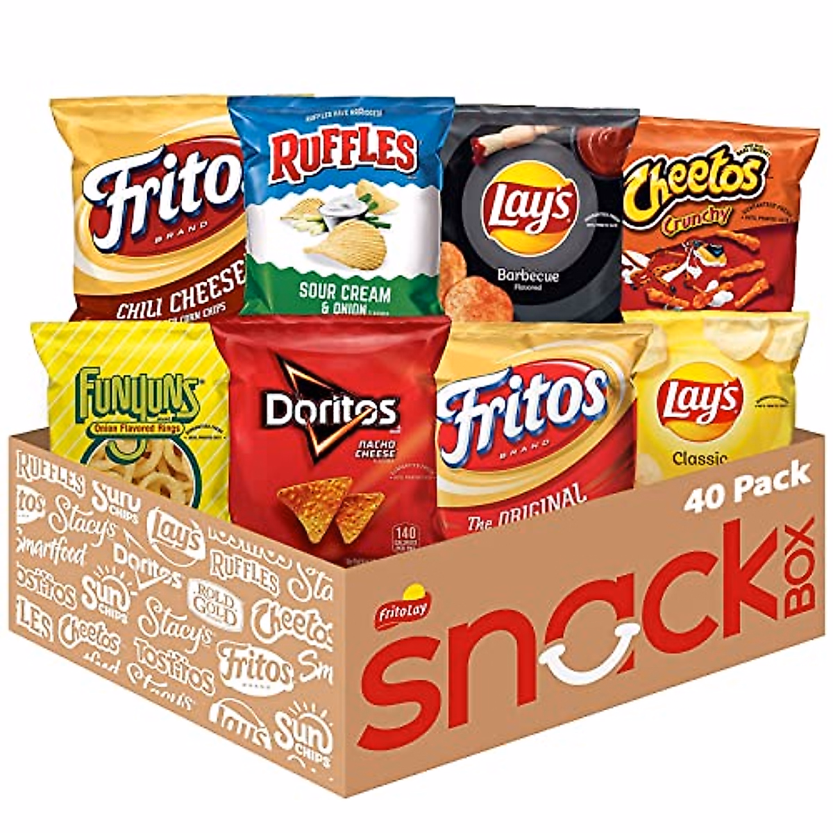 Frito-Lay Variety Pack, Party Mix, 40 Count (Pack of 1)