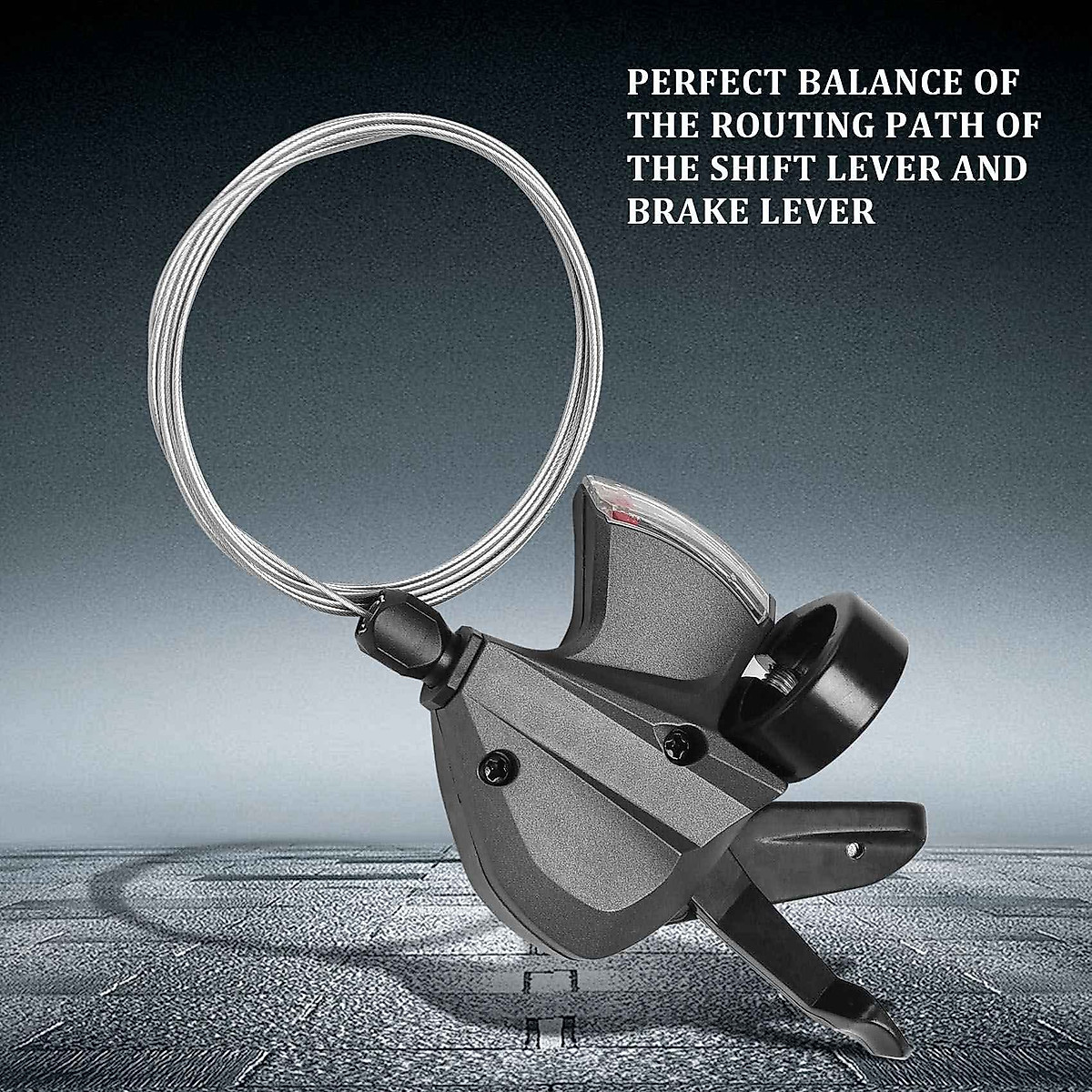 Sudemota 2Pcs M370 9 Speed Shifter Trigger Set | 3 X 9 Speed Shift/Shifter Brake Lever Combo