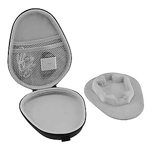 Geekria Shield Case Compatible with Bluenin, Sony, LG, Jabra, FKANT, COULAX Headphones, Replacement Protective Hard Shell Travel Carrying Bag with Cable Storage (Dark Grey)