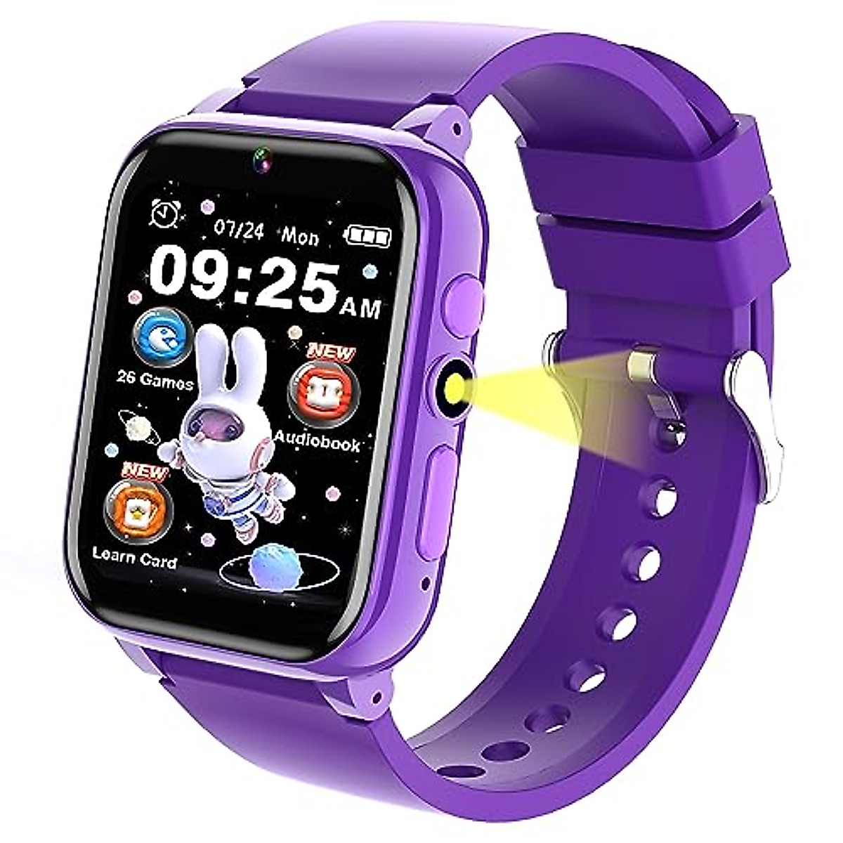 JYNZYUPO Smart Watch for Kids,with 26 Games Educational Learning Touchscreen 1.7" Smart Watch Toddlers Multi-Function Childrens Smartwatches Gift Toys for 3-12 Years Old
