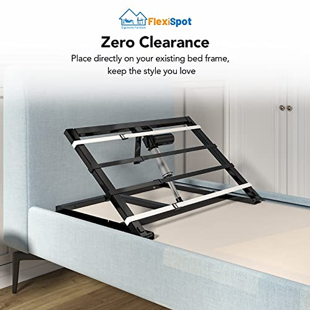 FLEXISPOT S1, Foldable Adjustable Bed Frame Base Twin XL, Bed Recliner, 3-Step Assembly, Whisper Quiet Durable Motor, Sturdy Frame, Best Gift for Family…