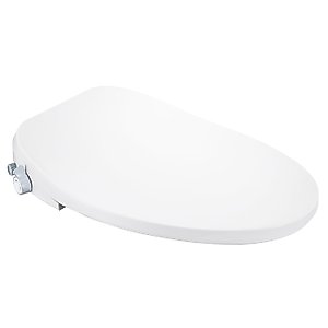 WELLFOR Smart Bidet Toilet Seat, Heated Toilet Seat, Water Temperature Adjustable, Smart Bidet Warmer, Feminine & Front Rear Wash, Self-Clean Nozzle, Toilet Seat with Flap Damping Slow Down