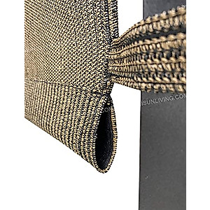 ALISUN Universal Pergola Canopy Top for 8-ft x 10-ft Pergola Structure - Brown (Canopy Fabric Top Only, Size: 196-inch x 88-inch) (Polyethylene (PE), Brown)