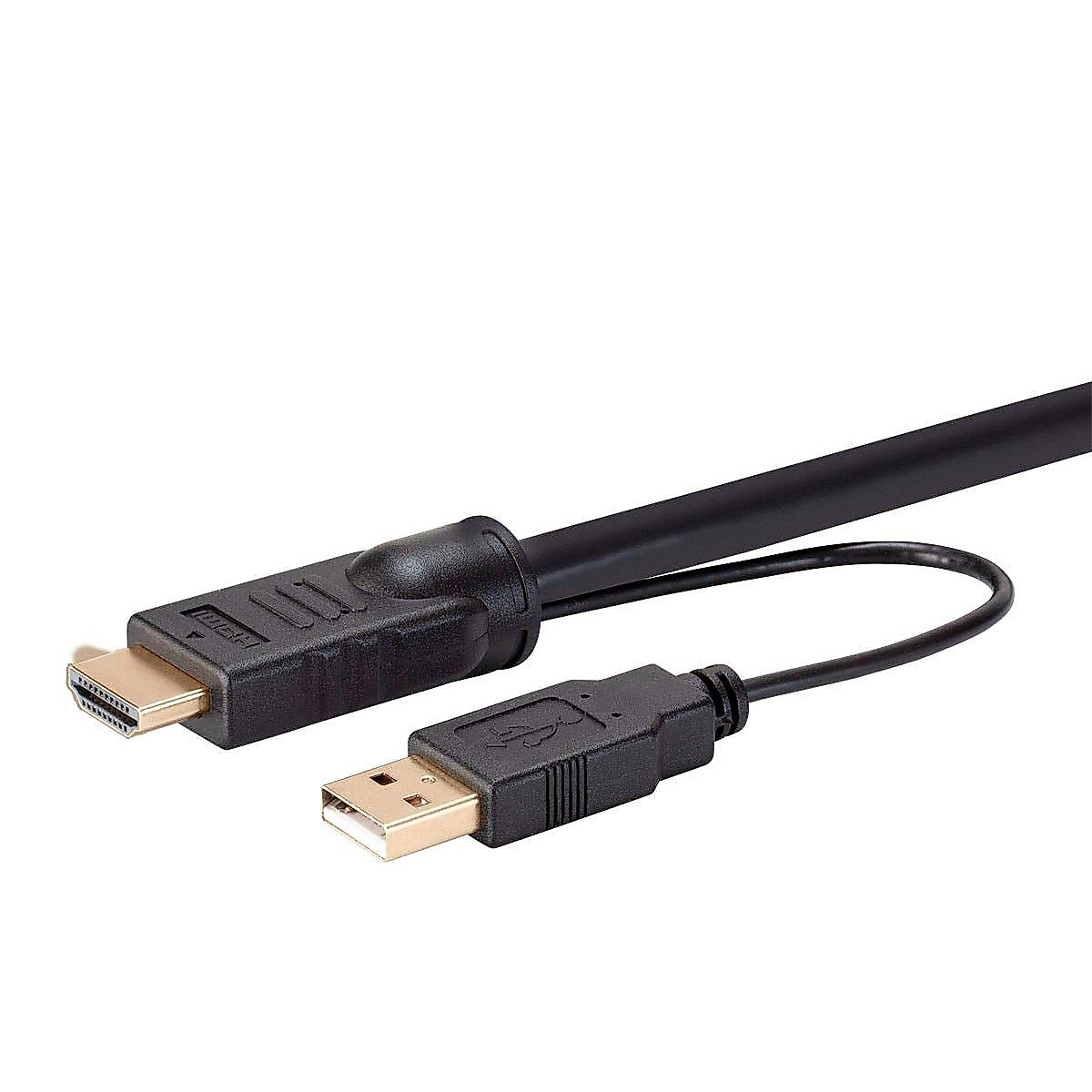 Monoprice - 136645 HDMI USB Combo Cable - 10 Feet, 4K@60Hz, High Dynamic Range (HDR) for KVM Switches - Switch Series Black