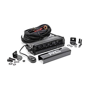 Rough Country 6" Black Series Single Row CREE LED Light Bar - 70707BL