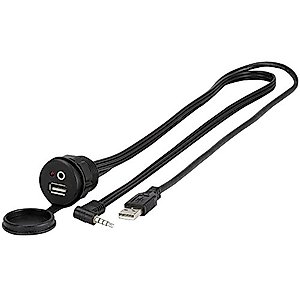 SCOSCHE Mountable Aux A/V Input & USB Port