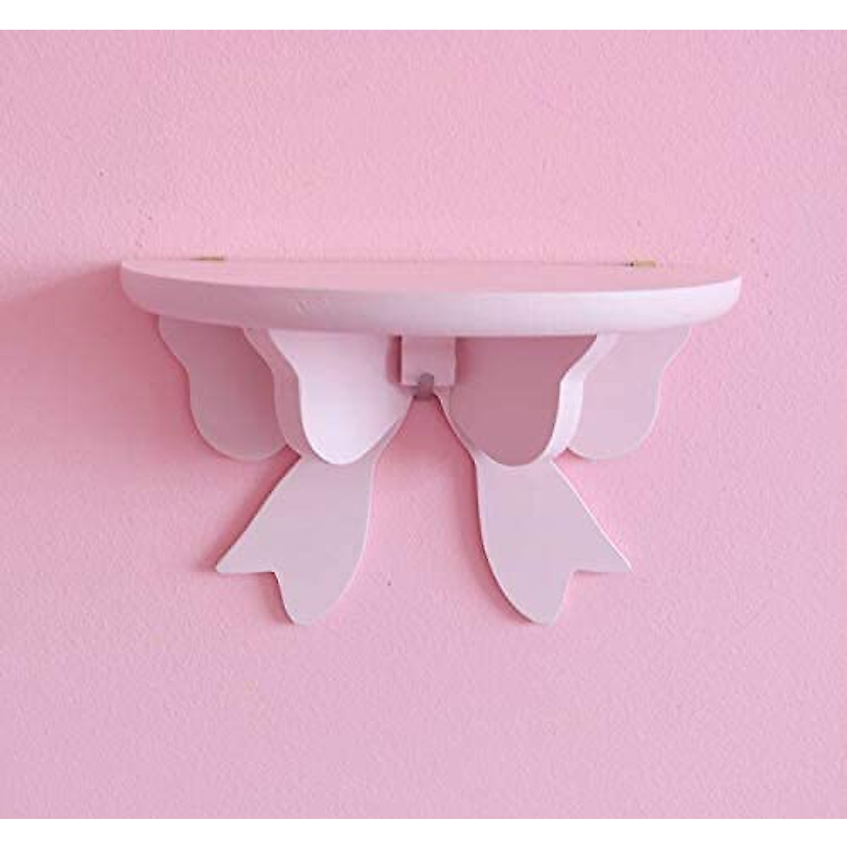 Kawaii Wood Floating Shelf Kawaii Wall Decor Kawaii Room Decor Kawaii Pink Room Decor (Pink)