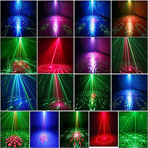 Party Lights Disco Light,RGB LED Strobe Lights Dj Lights Projector with Remote Control for Party Decorations Xmas Club Gift Karaoke KTV Bar Dances