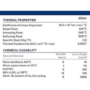 EISCO Reagent Bottle, 2000ml, 34/35 Interchangeable Hexagonal Hollow Stopper - Narrow Mouth - Borosilicate Glass Labs