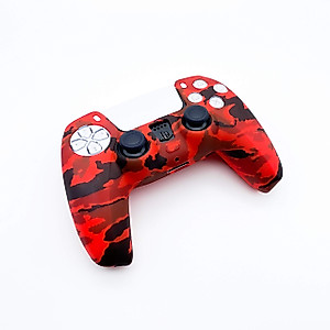 Lox Central - Silicone Gel Controller Cover Skin Protector Compatible for PlayStation 5 PS5 (2X Controller) (Spray Paint and Splash) Leave a Review