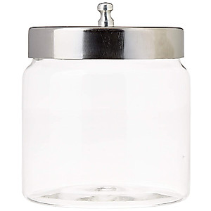Graham-Field 3460 Grafco Glass Storage Jars with Aluminum Lids, 3" x 3", Pack of 12