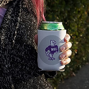 Niagara University Secondary Logo Can Cooler - Drink Sleeve Hugger Collapsible Insulator - Beverage Insulated Holder