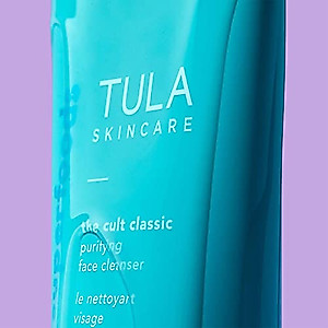 TULA Skin Care Supersize Cult Classic Purifying Face Cleanser | Gentle and Effective Face Wash, Makeup Remover, Nourishing and Hydrating | 6.7 oz.