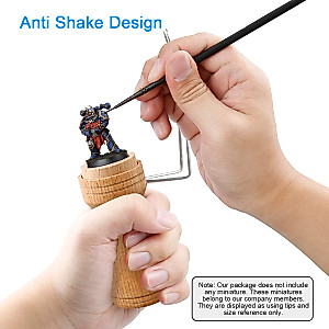 Jucoci Painting Handle for Miniautres Paint Handle Compatible with DND Miniatures, Scale Model, Fantasy Figurines