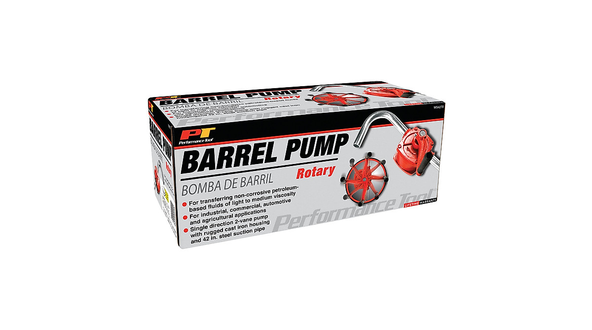 Performance Tool Rotary Barrel Pump for Viscosity Oils