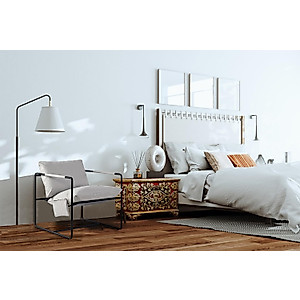 Cfvyne Modern Accent Chair - Simple Metal Framed Armchair, Soft 35D Shredded Foam Cushion Upholstered Comfy Relaxing Chairs for Living Room Bedroom Reading Corner Single Sofa (big size, light brown)