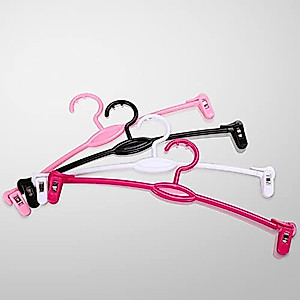 15pcs Plastic Clips Underwear Trousers Simplicity Shop Drying Clothes Pants Coat with Practical Bra Rack Dresses Panties Skirt Laundry Home Hangers for Support Holder Pink