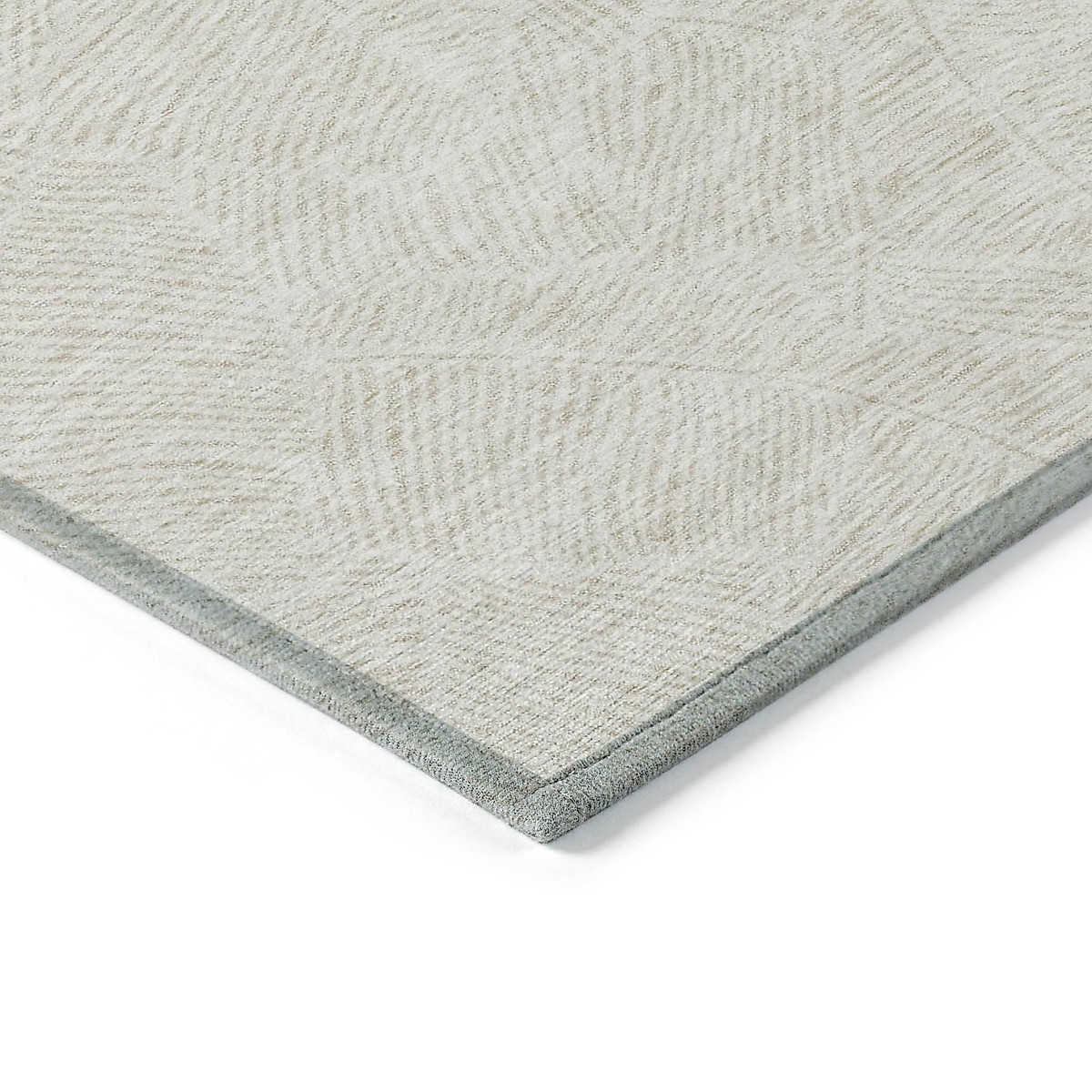 Addison Rugs Chantille ACN913 Ivory 1'8" x 2'6" Indoor/Outdoor, Machine Washable, Easy Clean, Non Shedding, Bedroom, Living Room, Dining Room, Kitchen, Patio Rug