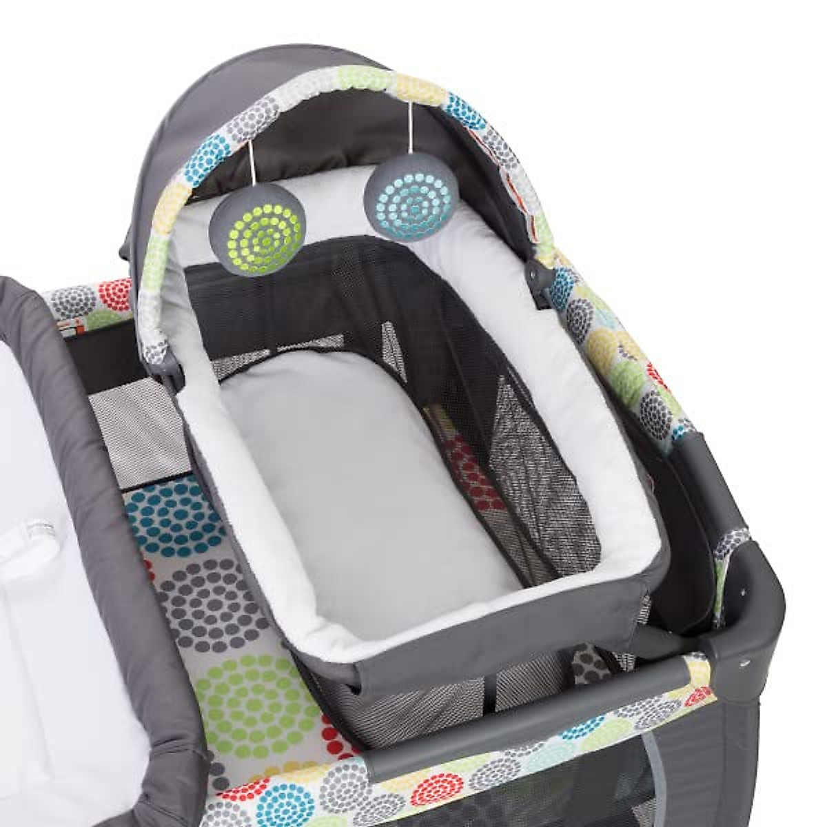 Baby Trend Lil' Snooze Deluxe II Nursery Center Playard, Funfetti