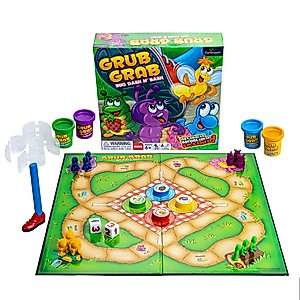 Grub Grab Board Games for Kids 4-6 Interactive Game Ant Bugs Boardgame for Children and Family Night 2-6 Players Ages 4+