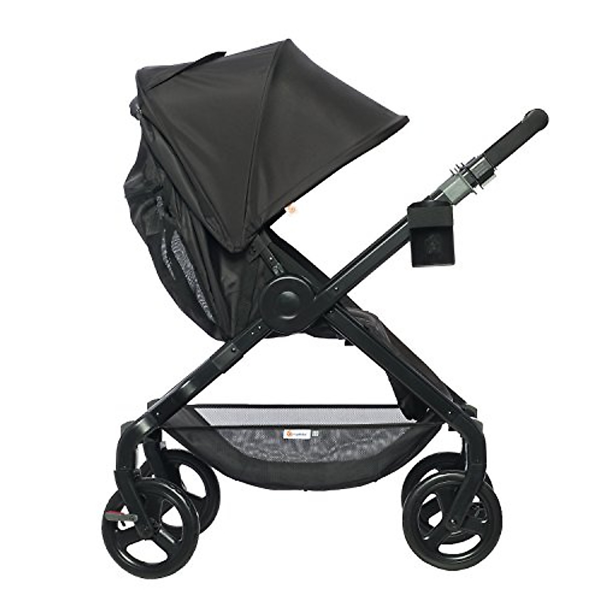 Ergobaby Stroller, Travel System Ready, 180 Reversible with One-Hand Fold, Black