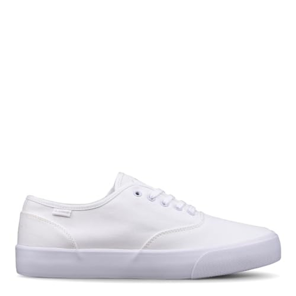 Lugz | Lear Classic Casual Sneakers for Men | Lace Up Mens Canvas Shoes | Everyday Men Footwear, White, 9.5 M US