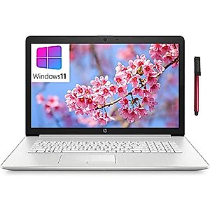 HP [Windows 11] 17 Laptop Computer, 17.3" FHD Anti-Glare 300nits, Intel Quad-Core i5-1135G7 up to 4.2GHz (Beat i7-1065G7), 16GB DDR4 RAM, 1TB PCIe SSD, 802.11AC WiFi, Bluetooth 4.2, 64GB Flash Drive