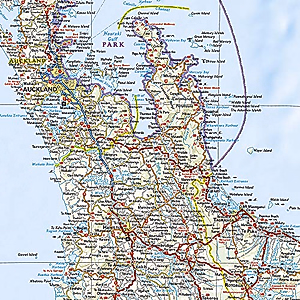New Zealand Map (National Geographic Adventure Map, 3500)
