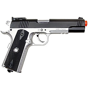 500 FPS NEW WG AIRSOFT FULL METAL M 1911 GAS CO2 HAND GUN PISTOL w/ 6mm BB BBs,Heavy Weight Realistic 1:1 Scale