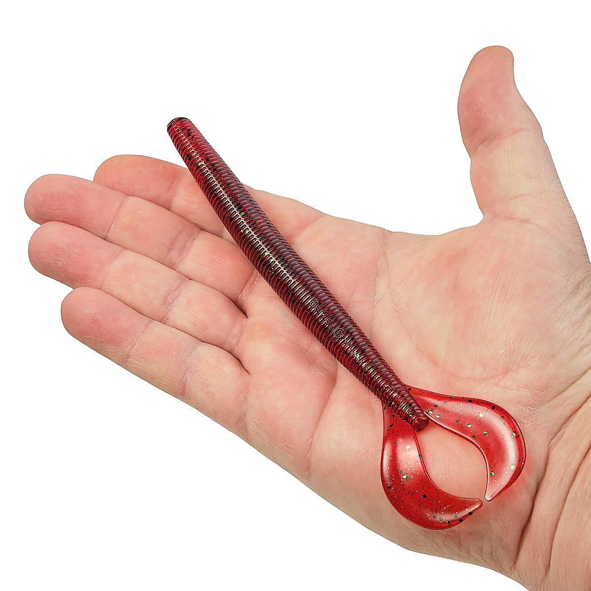 Berkley Powerbait Speed Boss Fishing Soft Bait, Redbug, 6 3/4"