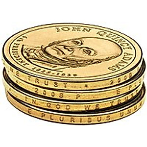 John Quincy Adams Presidential $1 Coin 2008 P BU UNC Philadelphia Mint