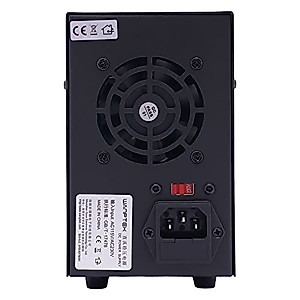 DC Power Supply Variable 300W, DPS605U Bench Power Supply with Encoder Adjustment Knob, DC Regulated Power Supply with USB Quick-Charge for Burn-in Test Production Line Test Laboratory (60V 5A Black)