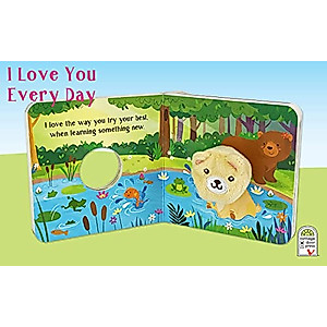 I Love You Every Day Finger Puppet Board Book for Babies and Toddlers; Valentine's Day, Holidays & More to Talk About Love (Children's Interactive Finger Puppet Board Book)