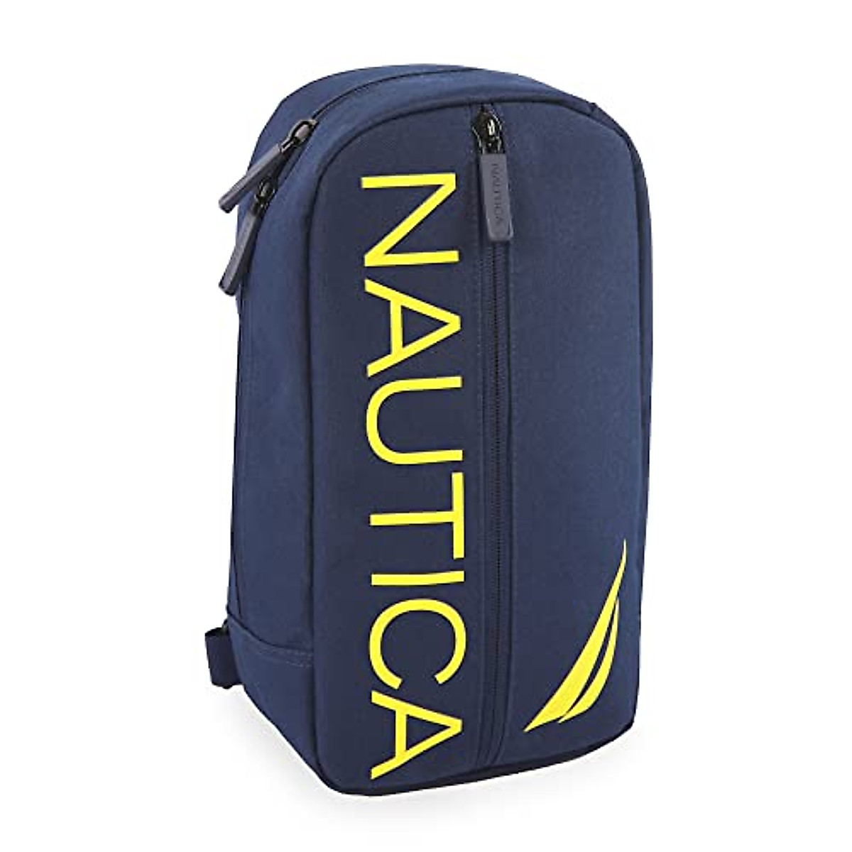 NAUTICA Unisex's Sling Bag, Navy/Yellow