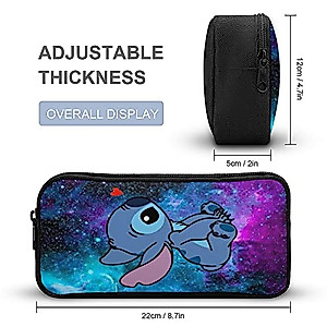 dvyuwhe 3pcs Cute Backpack Set for Boys Girls,Cartoon Backpack with Adjustable Lunch Bag And Pencil Case for Work/Travel