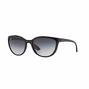 Ray-Ban Women's RB4167 Emma Cat-Eye Sunglasses, Black, 59 mm