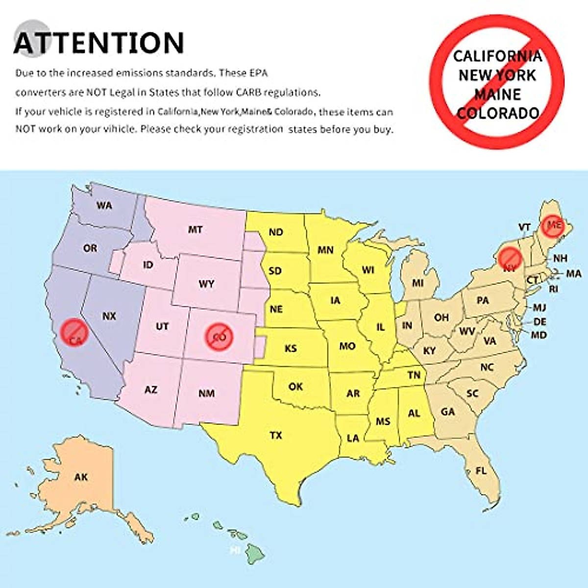 GELUOXI Pipe Catalytic Converter Compatible with Hyundai Sonata 2.4L 2011-2016 / Kia Optima 2.4L 2011-2013 12H55-53 54885