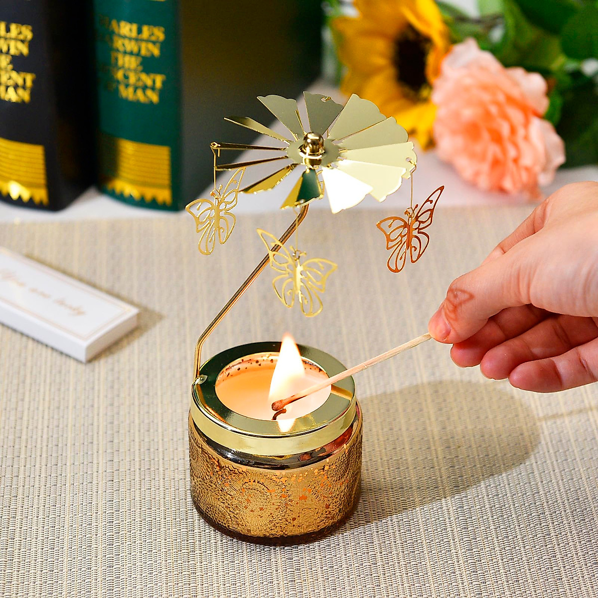 LYOBATH 2 Pack Butterfly Scented Candle Gift for Women, Perfect for Moms, Best Friends, Daughters, Sisters, Colleague, neighbours, Ideal for Birthdays, Anniversaries, Christmas, Thanksgiving, and More