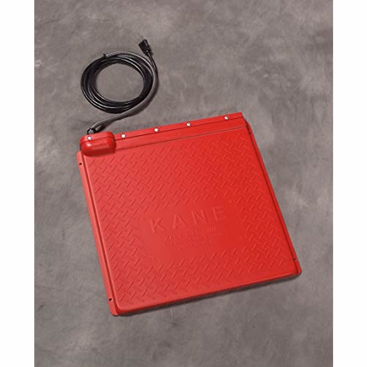 KANE Electric Pet Heat Mat - Heated Pad/Warmer Bed PPHM18R for Pet & Reptile with Dial-A-Temp Rheostat HMR-300 Temperature Control; Safe for Dog, Cat, Puppy, Kitten, Tortoise, Snake (18" x 18")